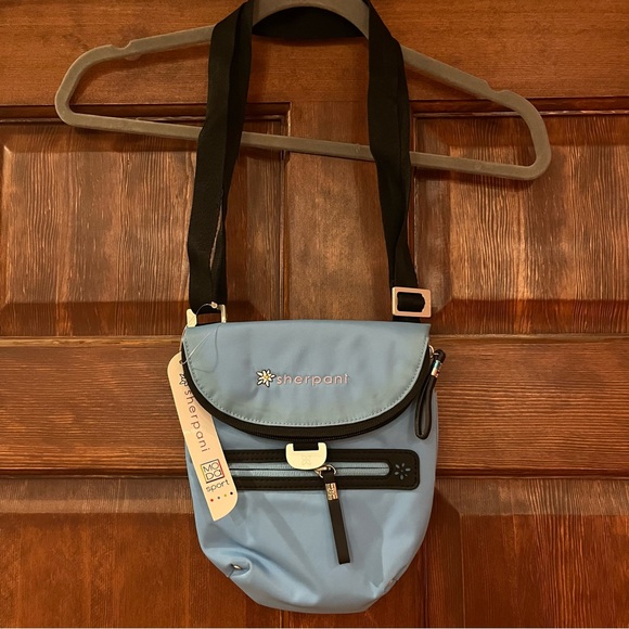 Sherpani | Bags | Sherpani Sky Blue Pica Crossbody Bag With Adjustable ...